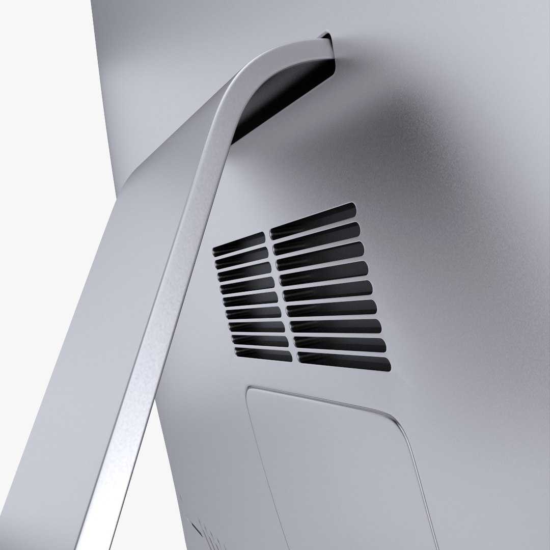 3D apple imac 2018 silver model - TurboSquid 1362727