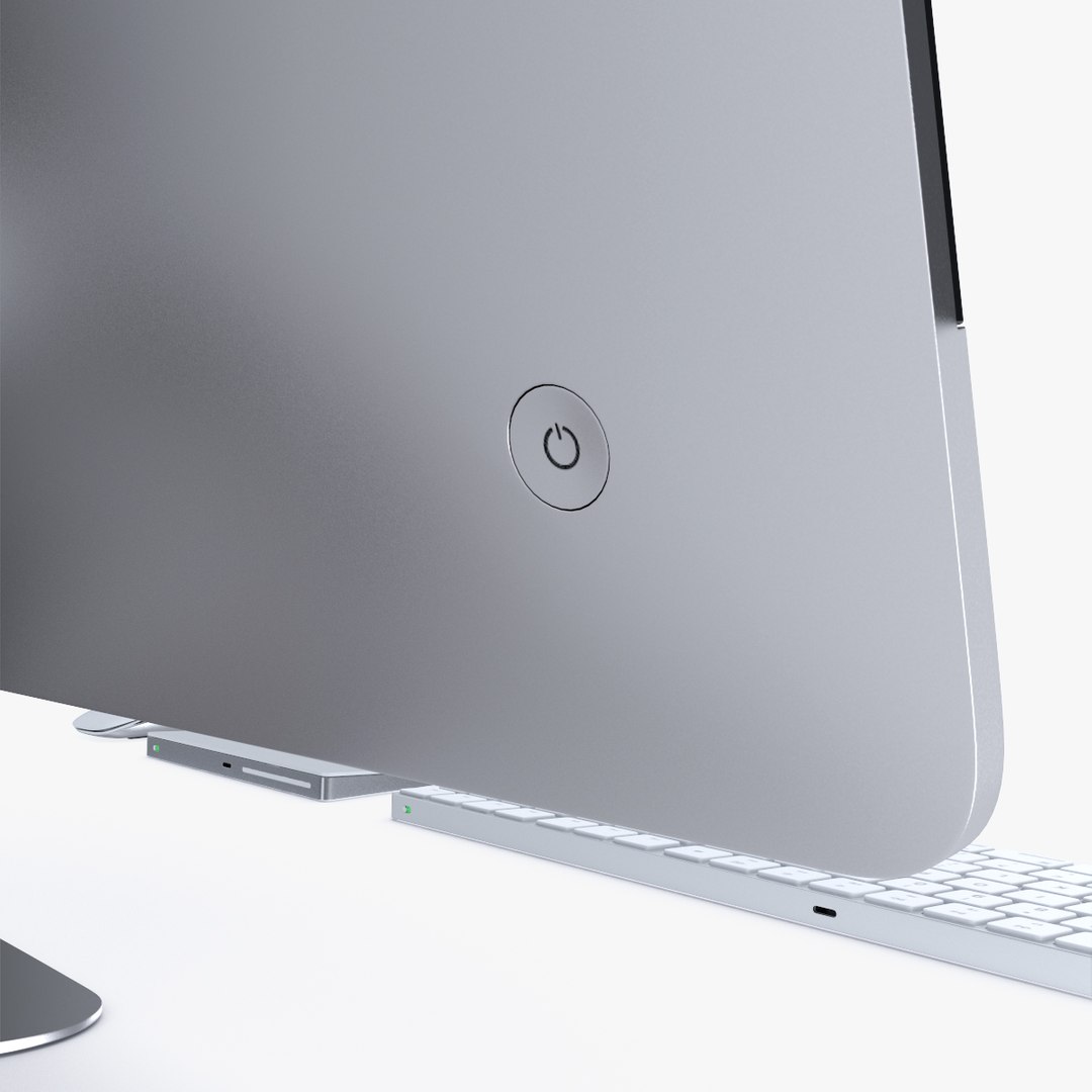 3D apple imac 2018 silver model - TurboSquid 1362727