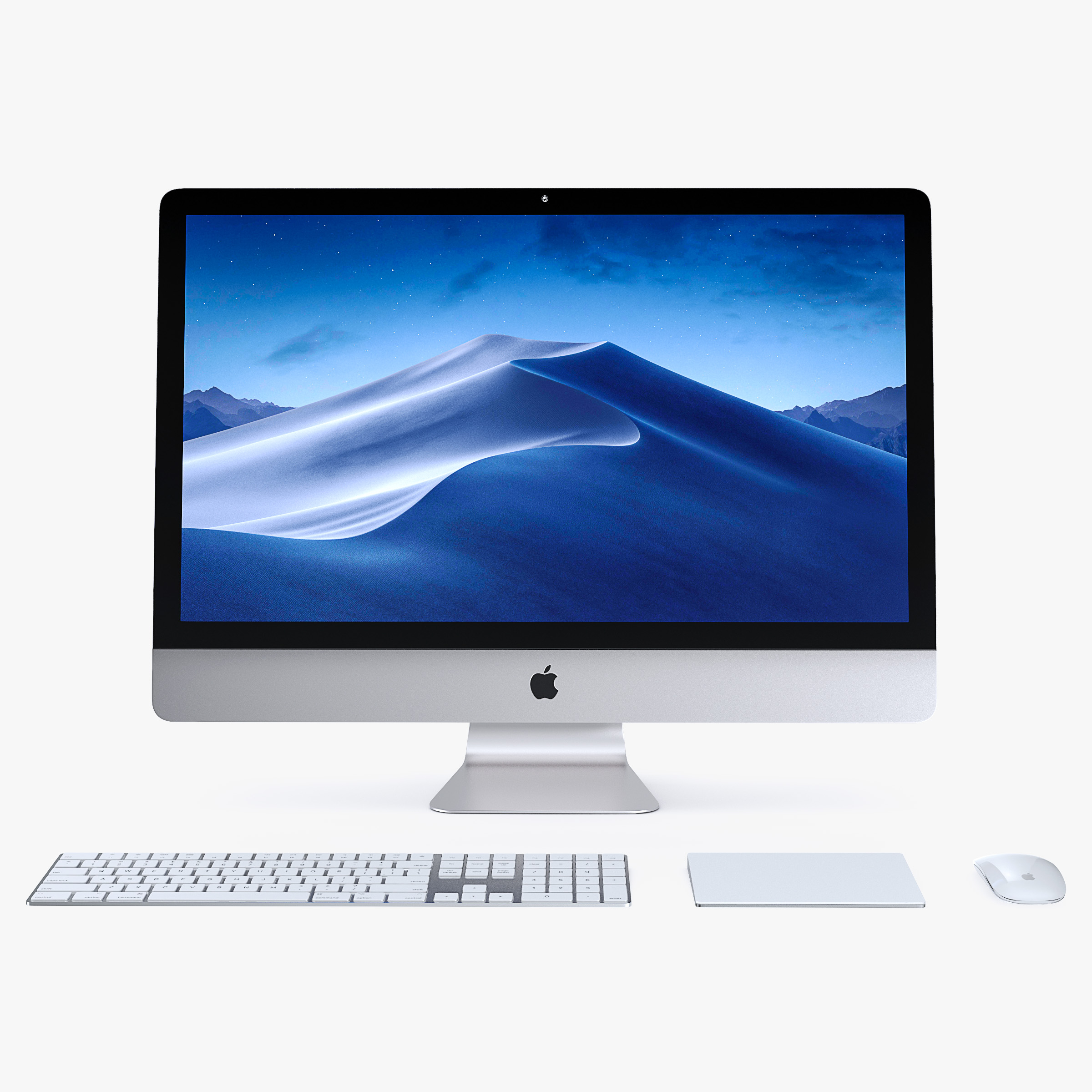 3D apple imac 2018 silver model - TurboSquid 1362727