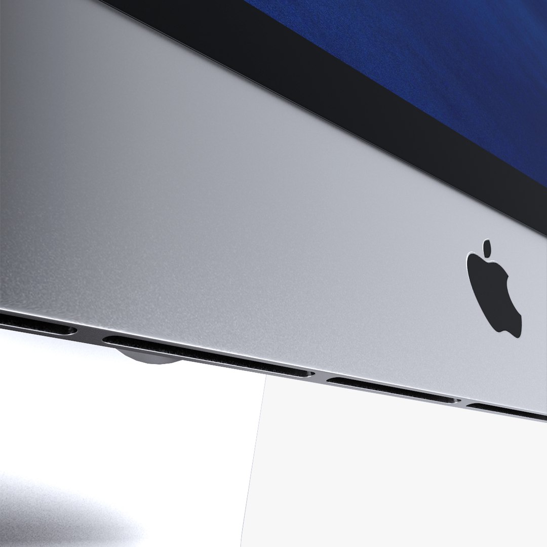 3D apple imac 2018 silver model - TurboSquid 1362727