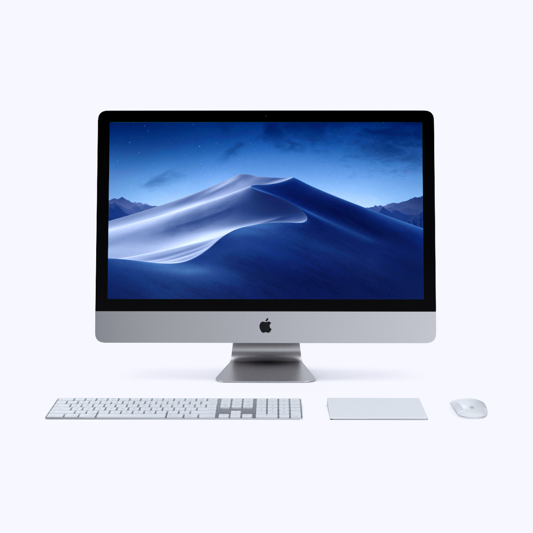 3D apple imac 2018 silver model - TurboSquid 1362727