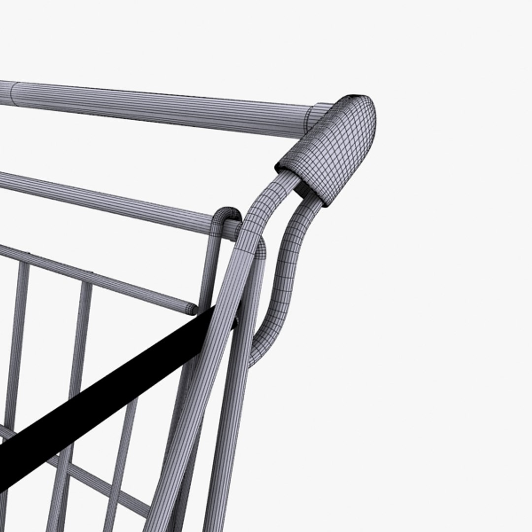 shopping cart 3d model