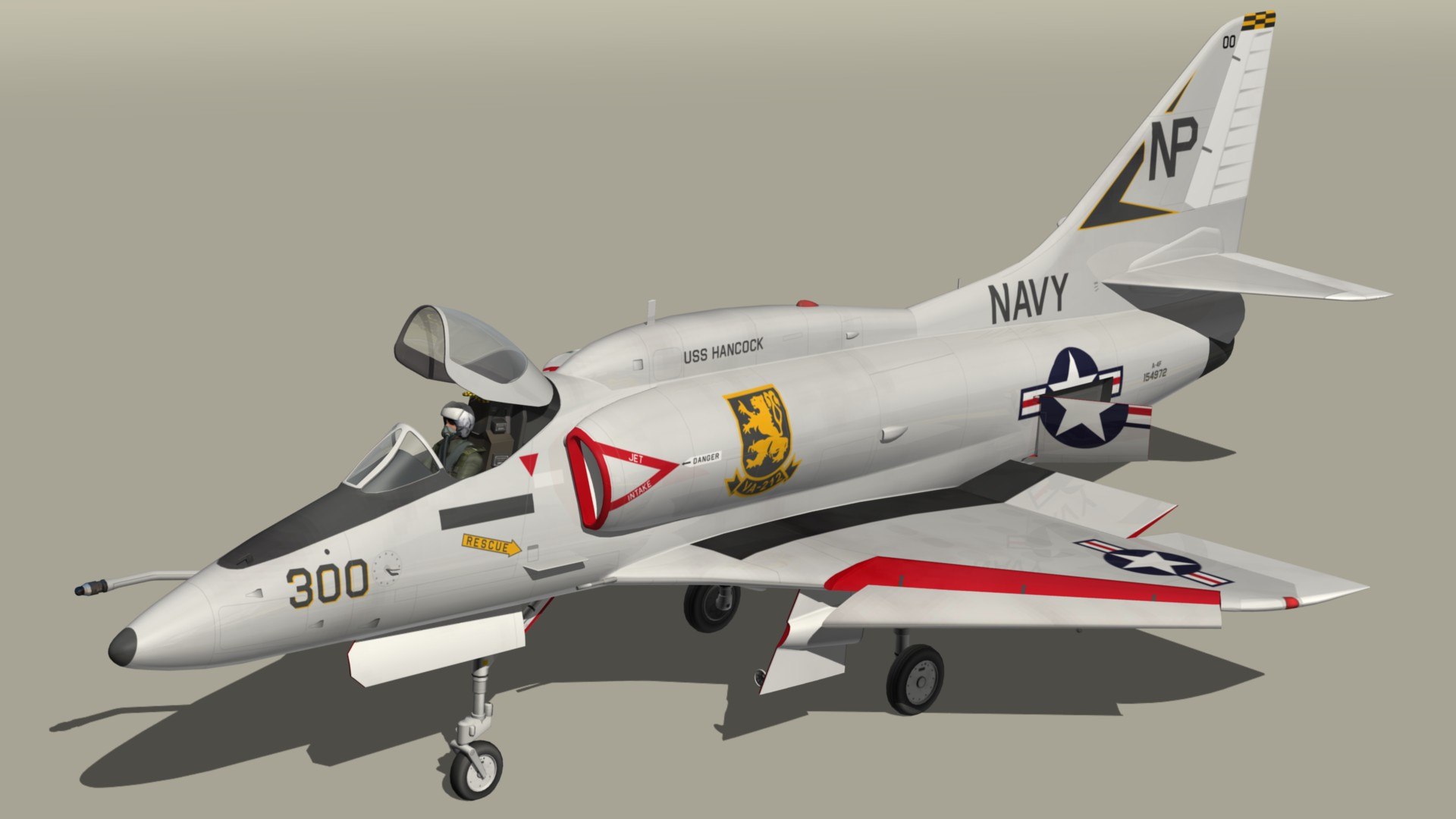 Douglas A4 Skyhawk 3D - TurboSquid 1992820
