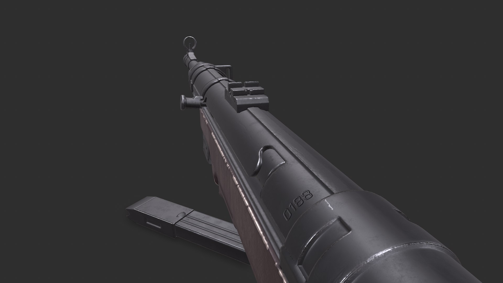 Free 3D MP 40 Submachine Gun Low-poly PBR - TurboSquid 2146744