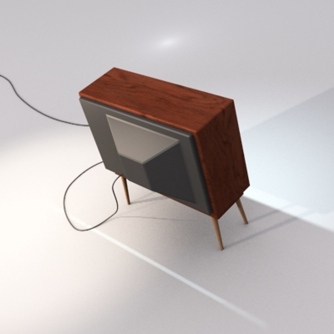3d Vintage Tv