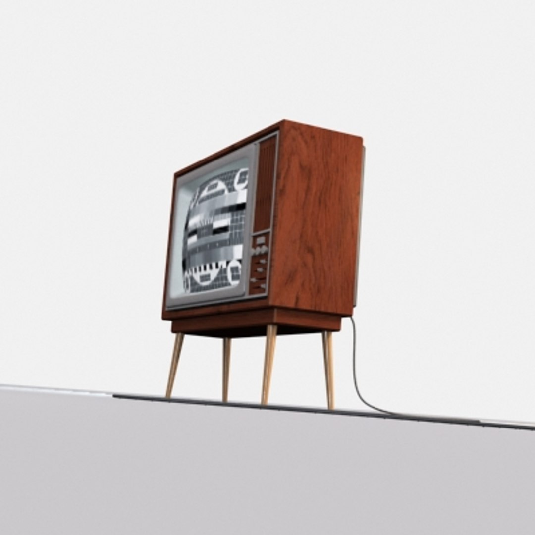 3d Vintage Tv