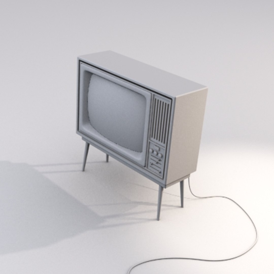 3d Vintage Tv