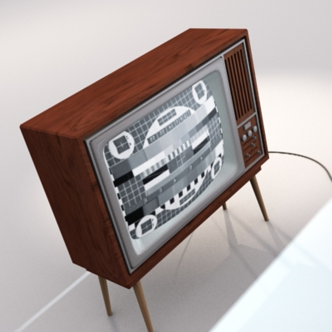 3d Vintage Tv