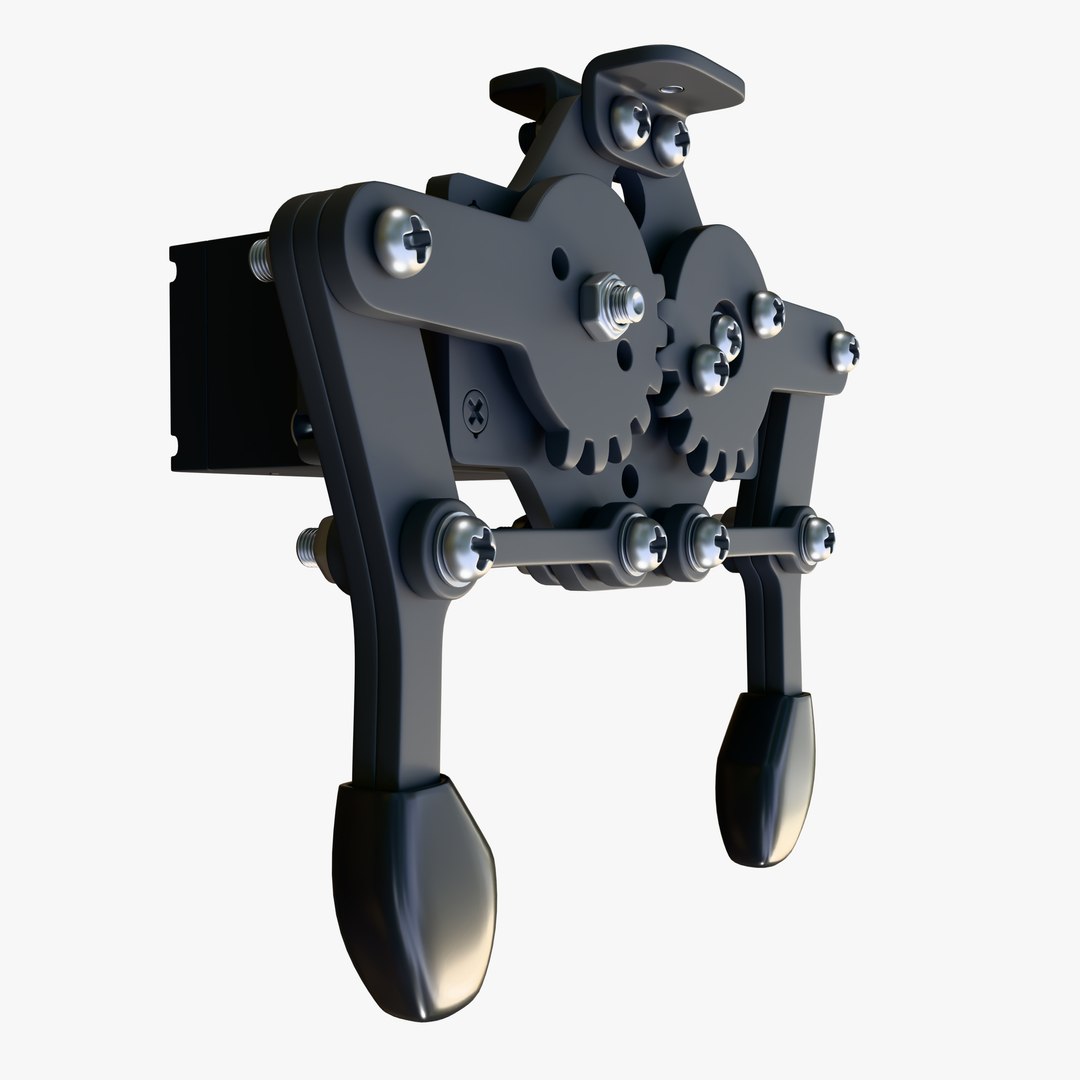 3D Metal Gripper Claw For Robotic Arm A Model - TurboSquid 2422468