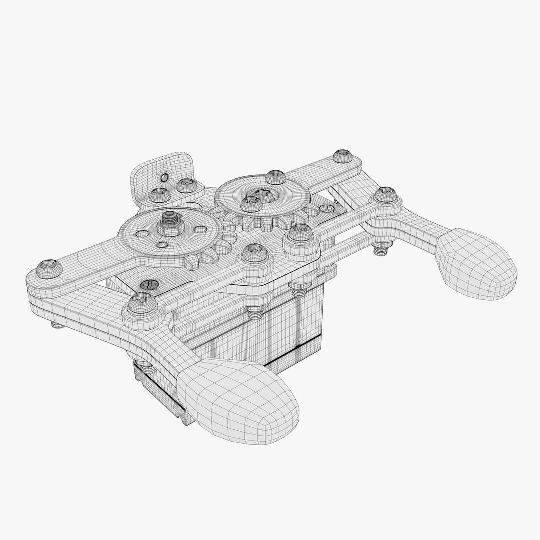 3D Metal Gripper Claw For Robotic Arm A Model - TurboSquid 2422468