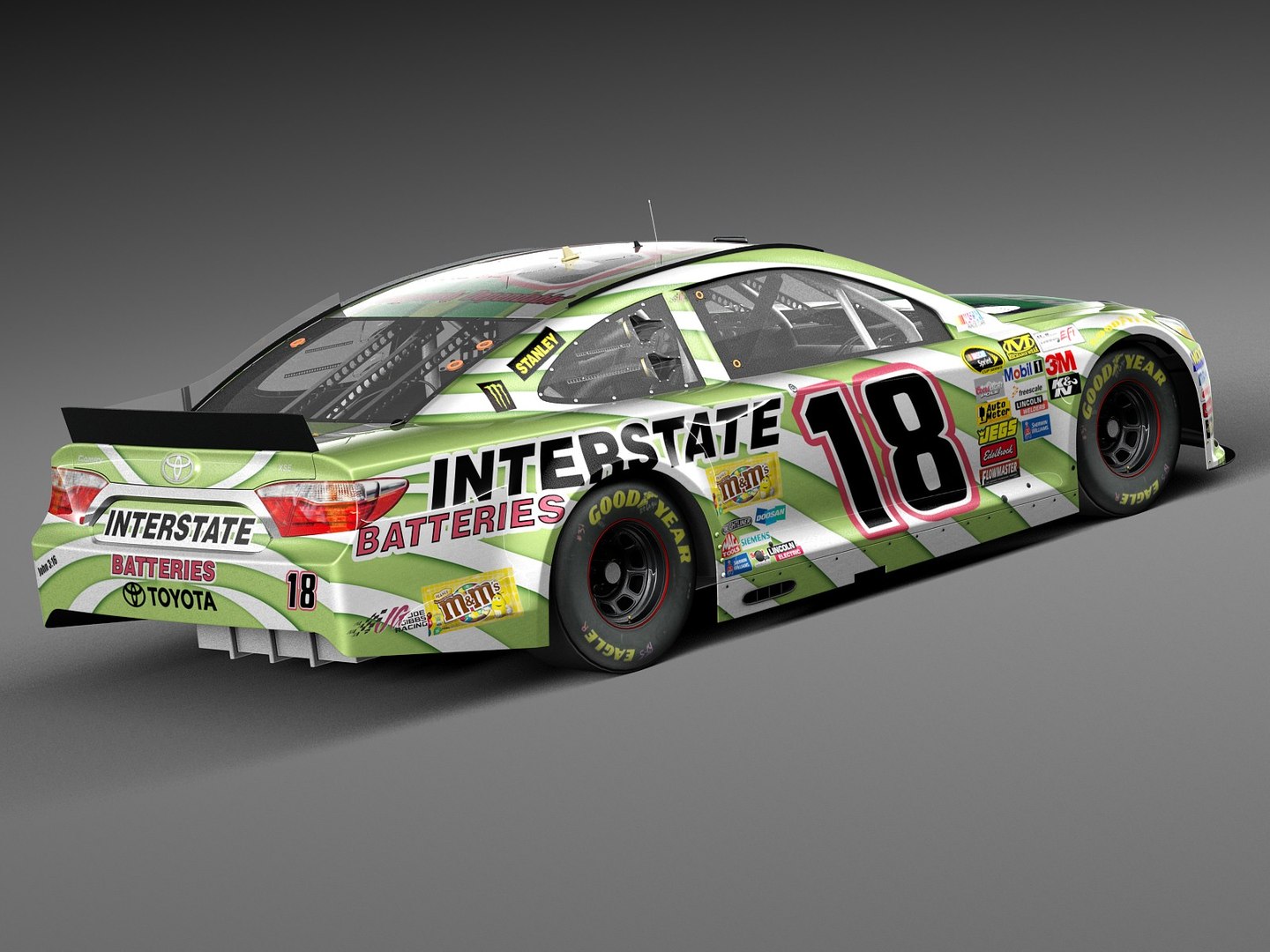 car 2015 nascar 3d 3ds