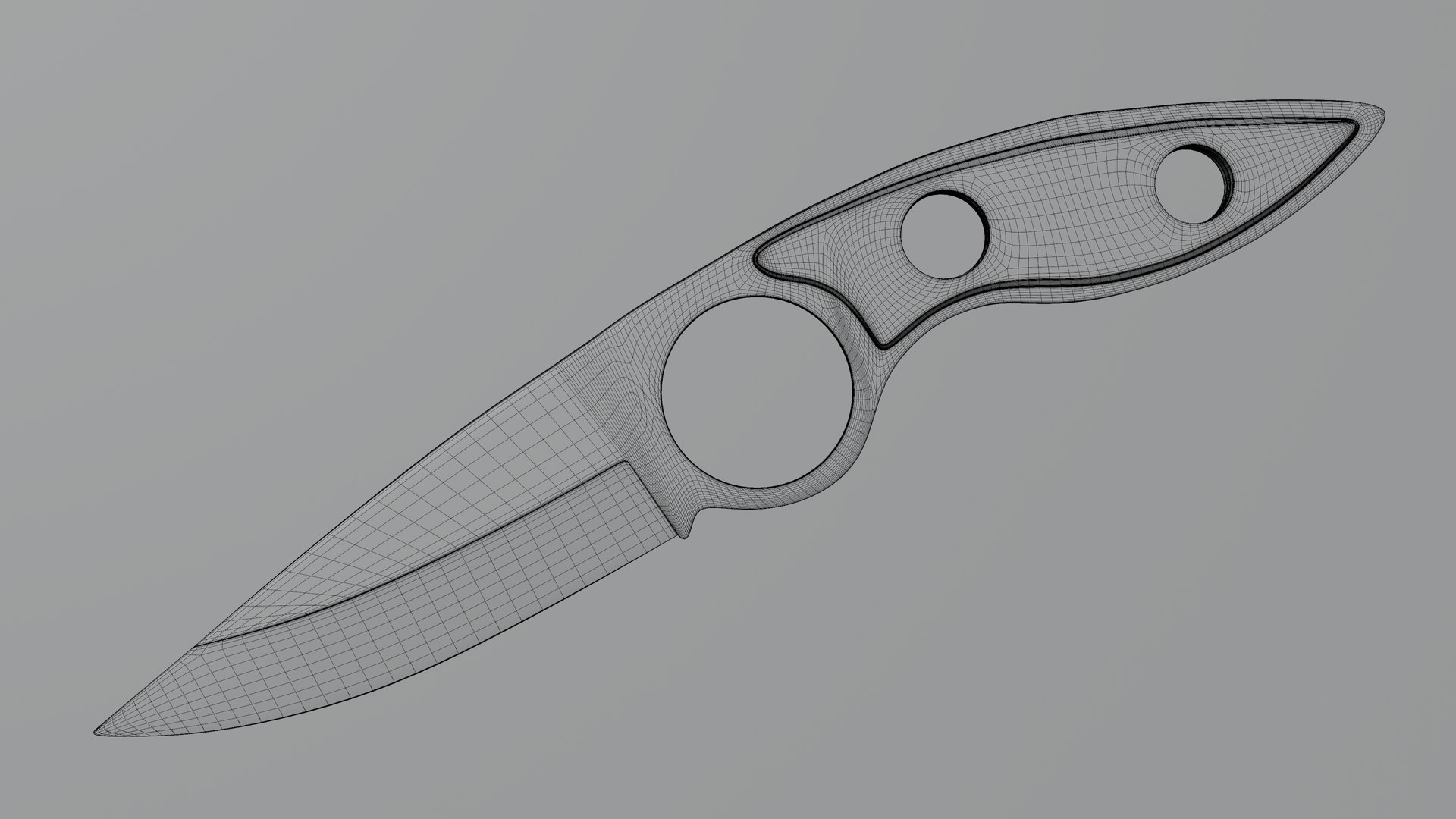 Free Fixed Blade Knife 3D Model - TurboSquid 2400962