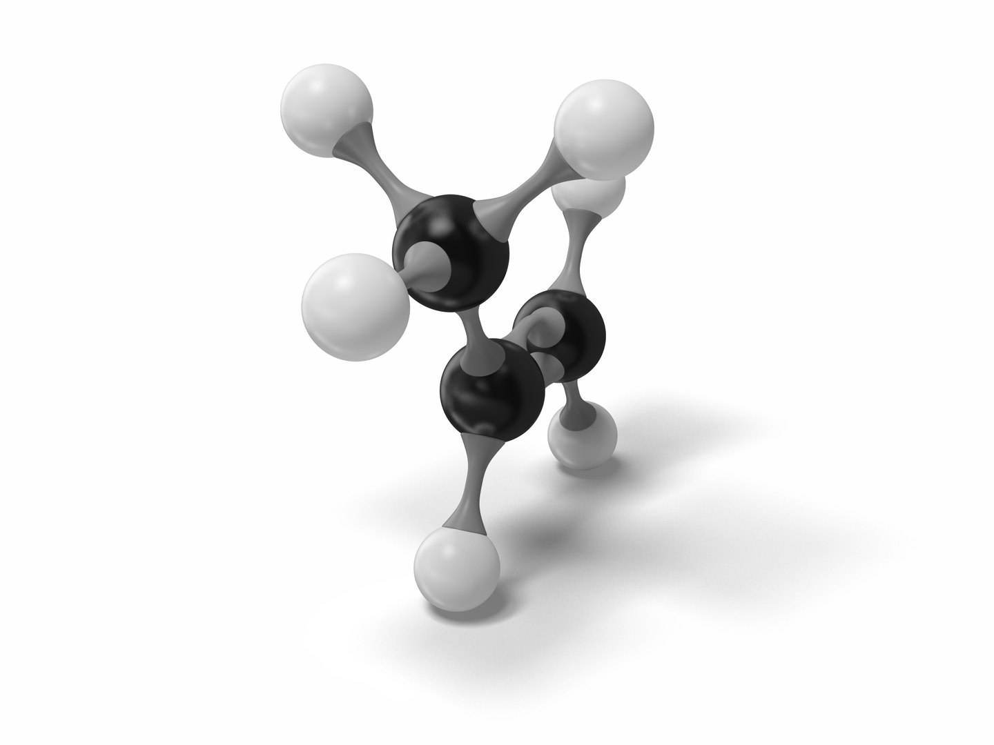 3D Model Propene Ch2=ch-ch3 Modeled - TurboSquid 1541331