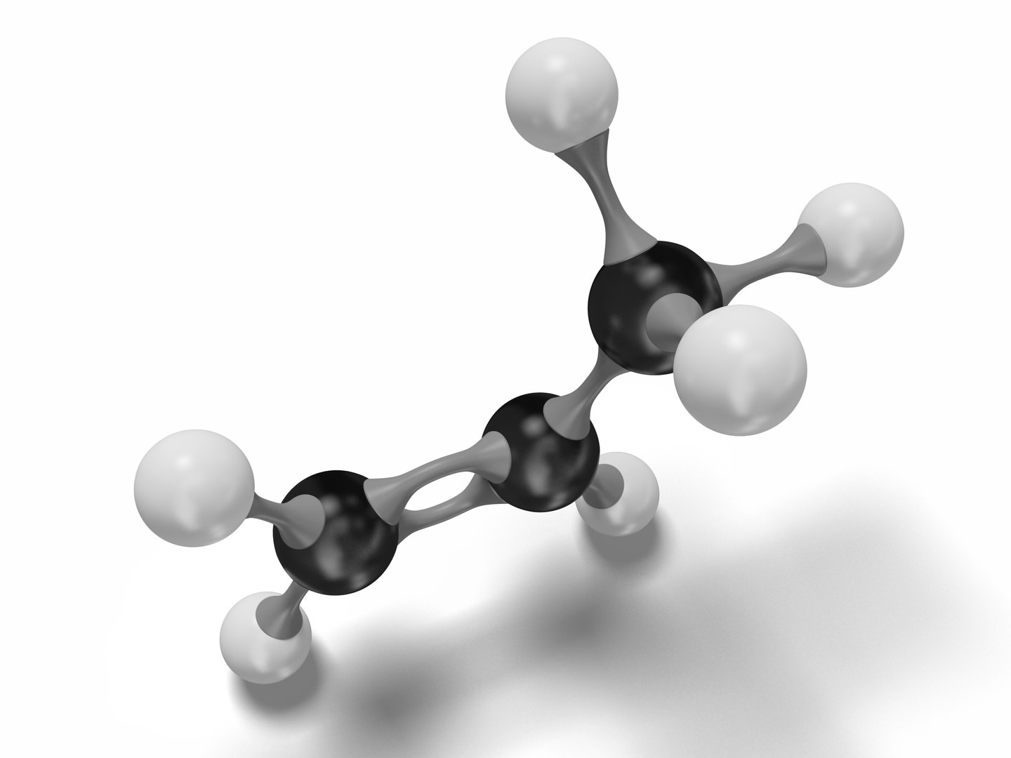 3D Model Propene Ch2=ch-ch3 Modeled - TurboSquid 1541331