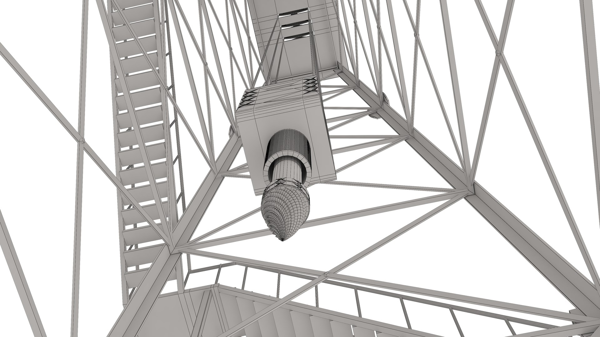 Drilling Rig 3D Model - TurboSquid 2206729