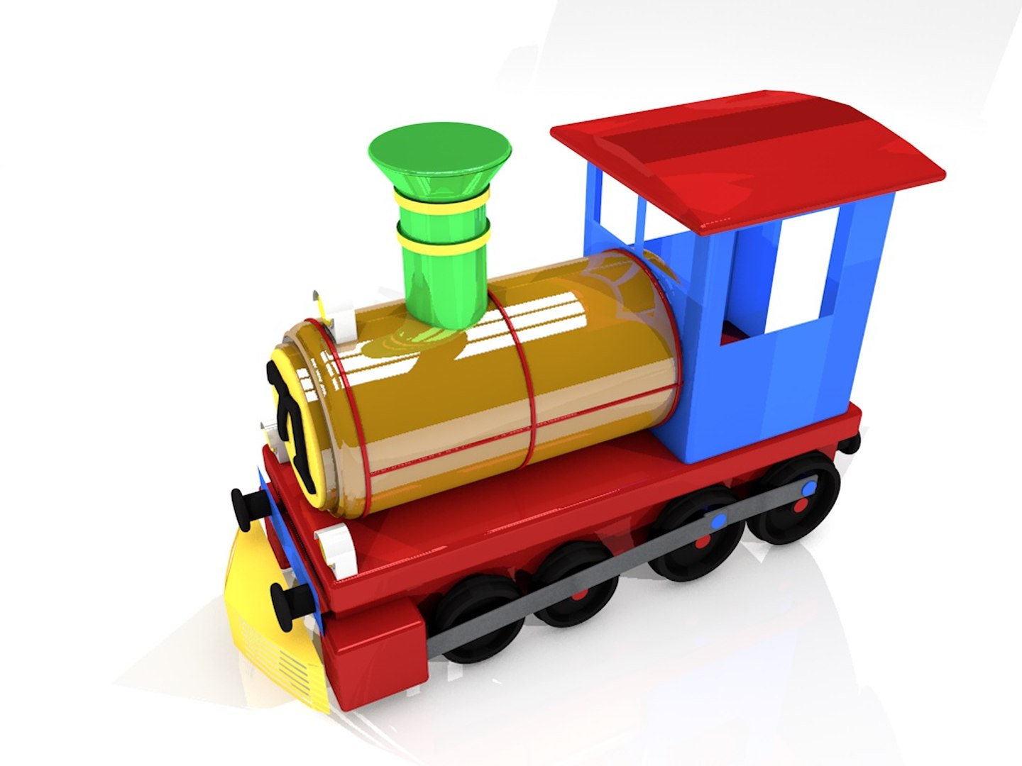 3d Model Toy Train