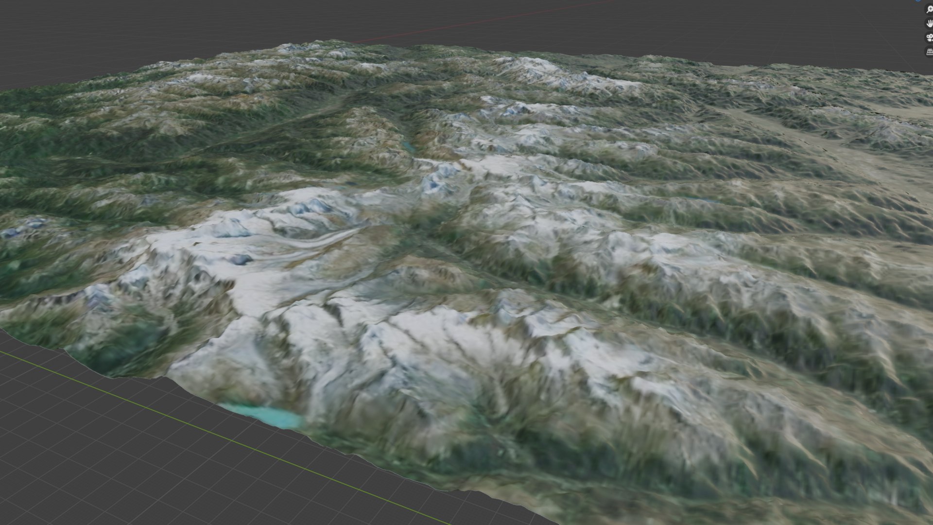 Alp Terrain 12 3D Model - TurboSquid 2200040