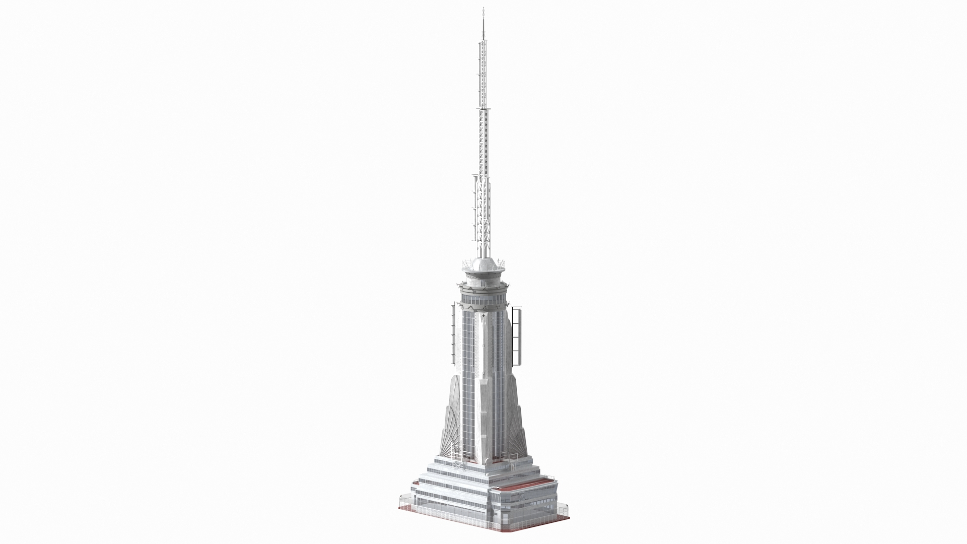 Empire State Building Spire 3D model - TurboSquid 1748215