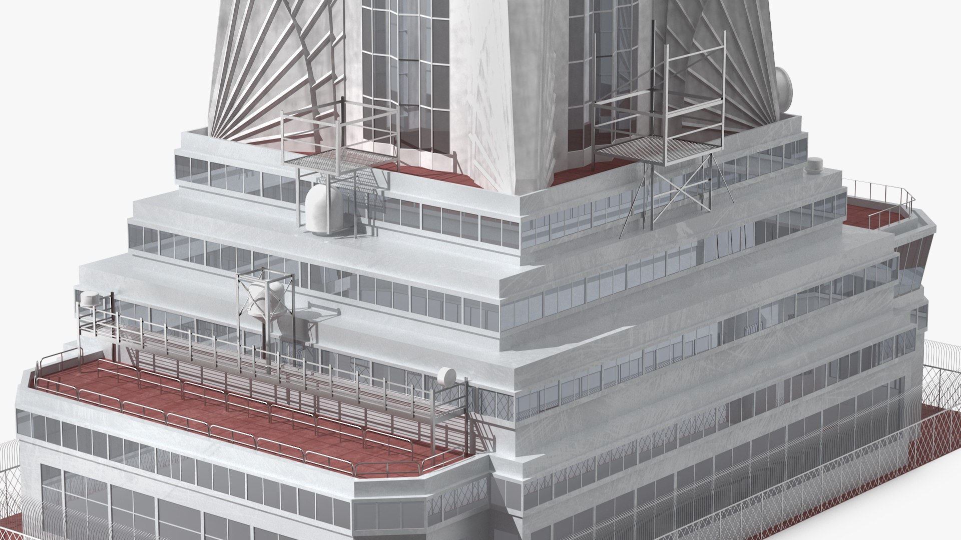 Empire State Building Spire 3D model - TurboSquid 1748215