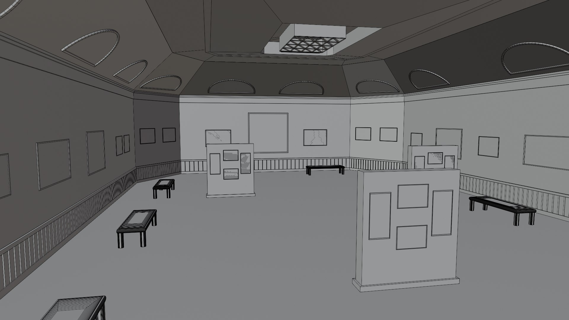 3D Art Gallery Model - TurboSquid 2157459