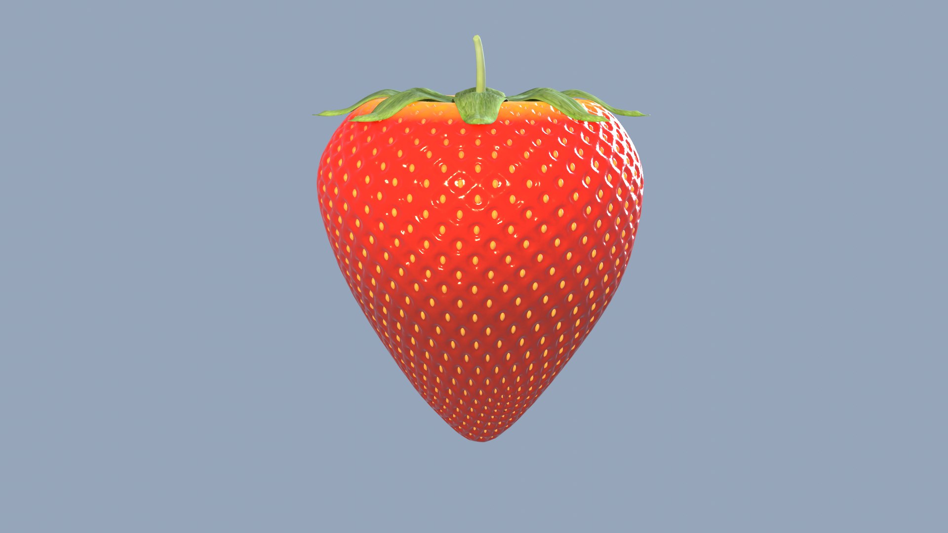 3D Strawberry Model - TurboSquid 2060960
