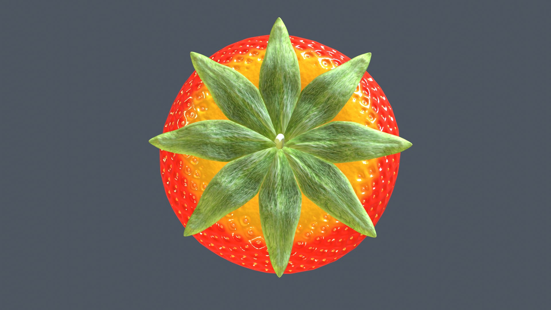3D Strawberry Model - TurboSquid 2060960