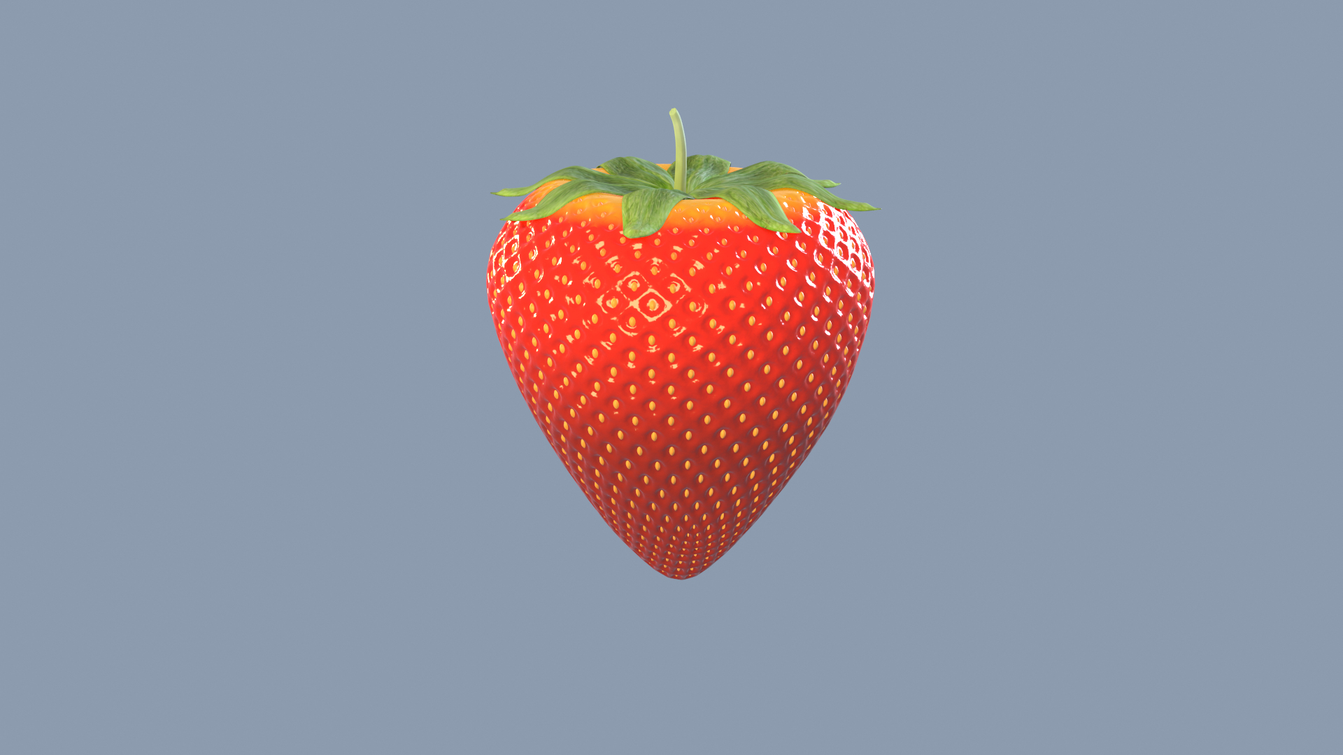 3D Strawberry Model - TurboSquid 2060960