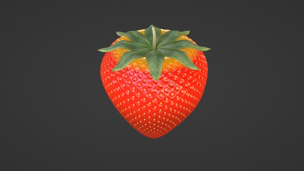 modelo 3d Strawberry - TurboSquid 2060960
