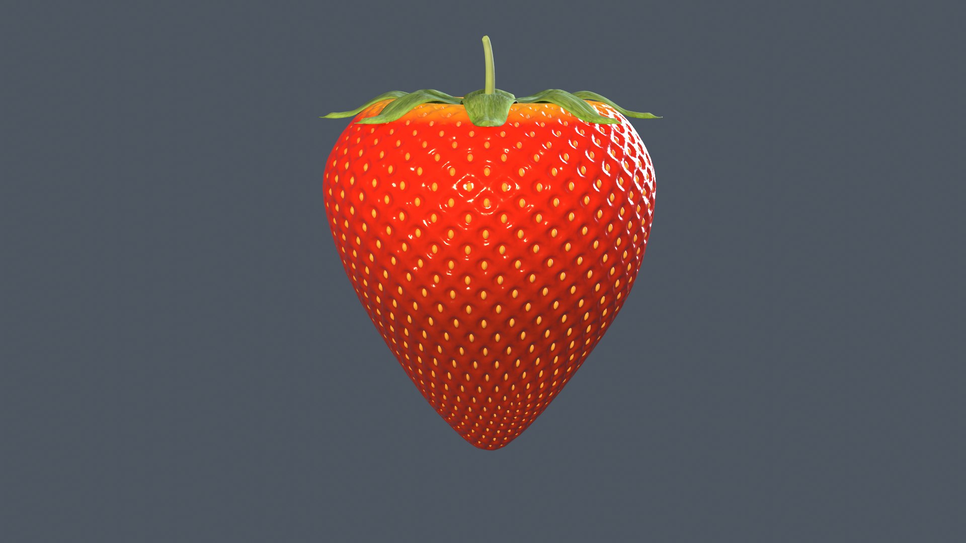 3D Strawberry model - TurboSquid 2060960