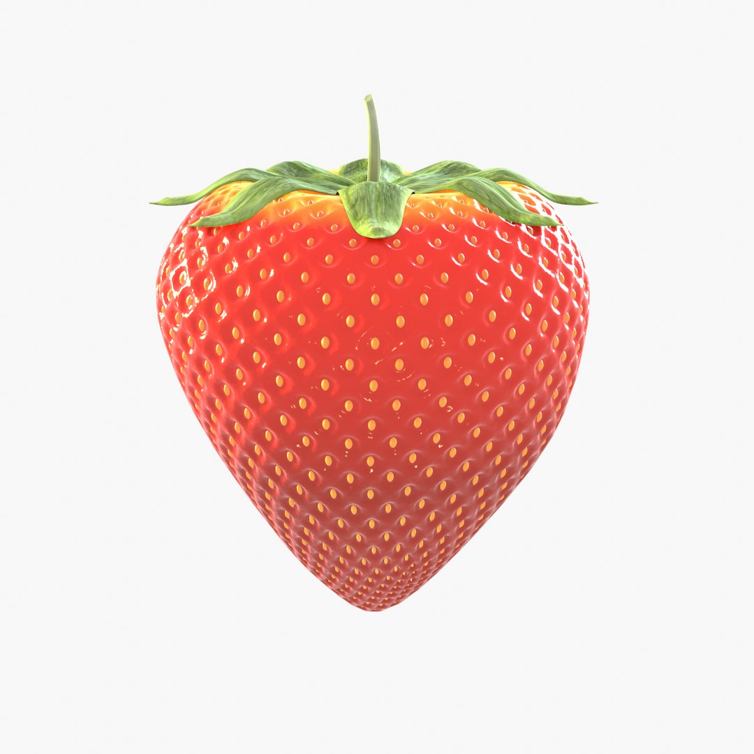 3D Strawberry model - TurboSquid 2060960