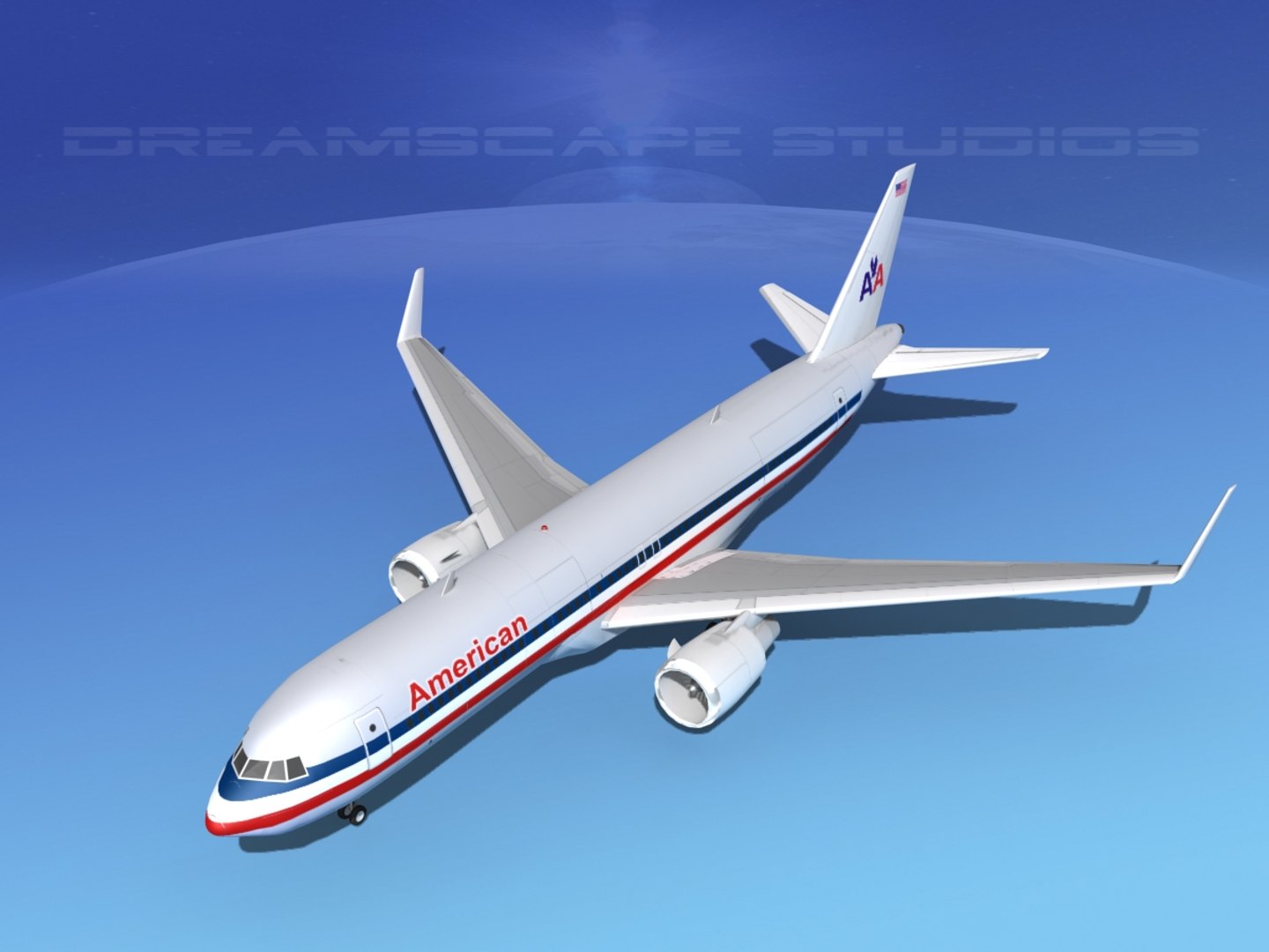 airlines boeing 767 767-300 dxf