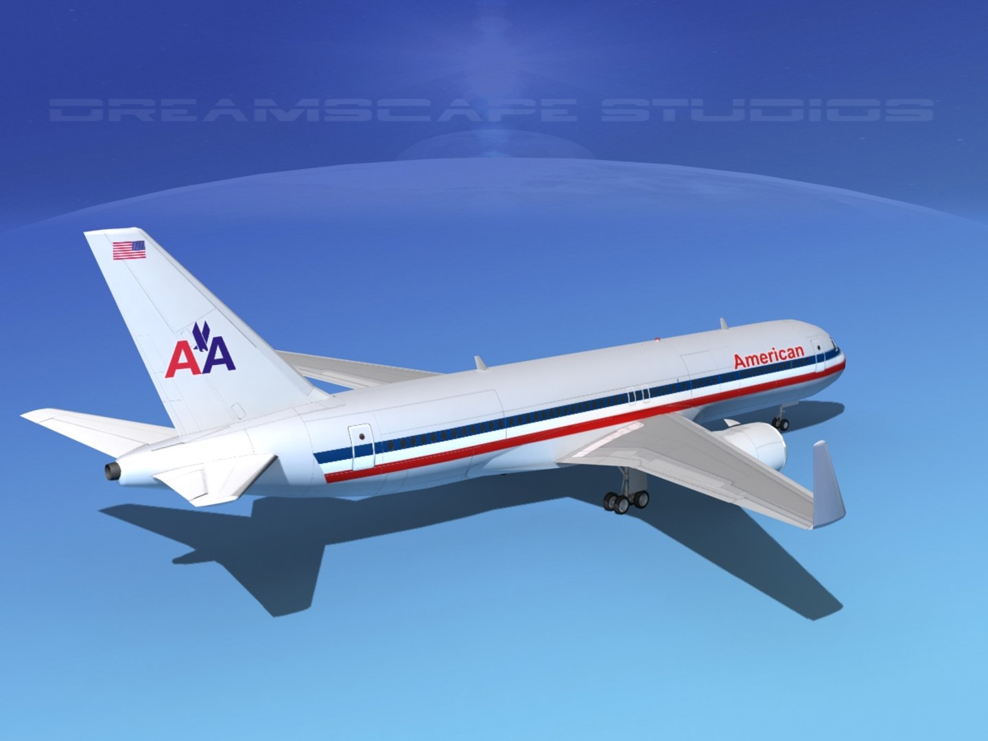 airlines boeing 767 767-300 dxf