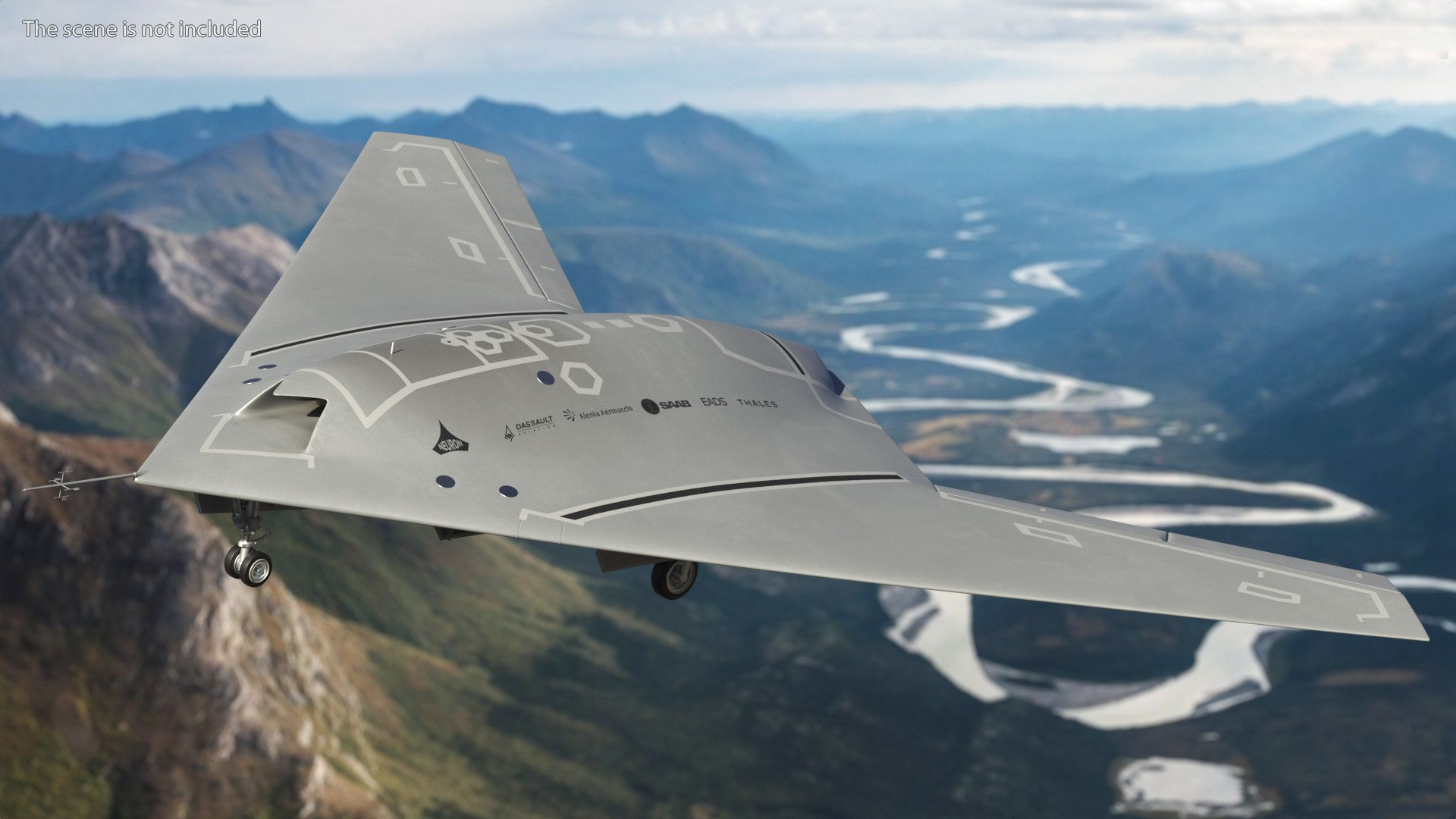 Dassault NEUROn Stealth UCAV 3D Model - TurboSquid 1987204