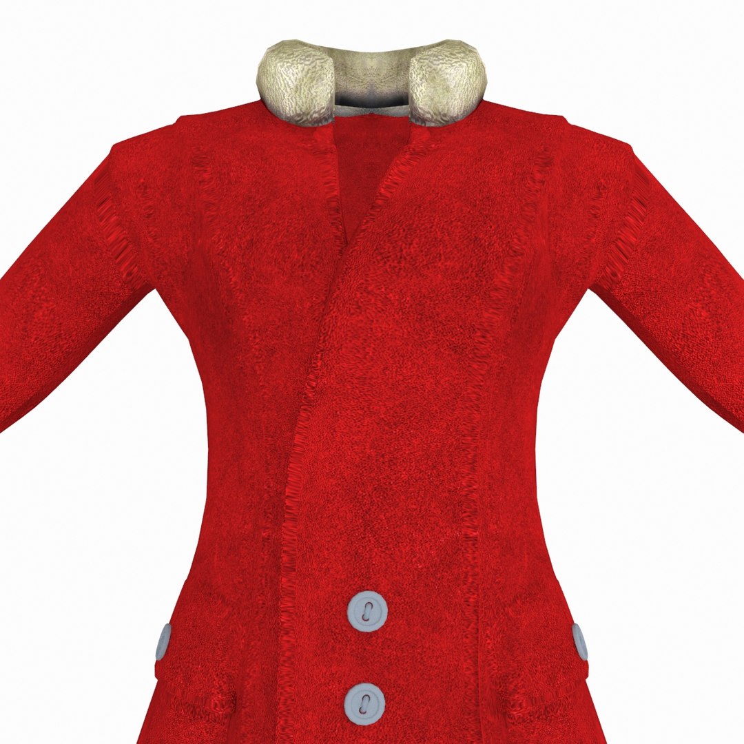 3ds Max Womens Red Coat