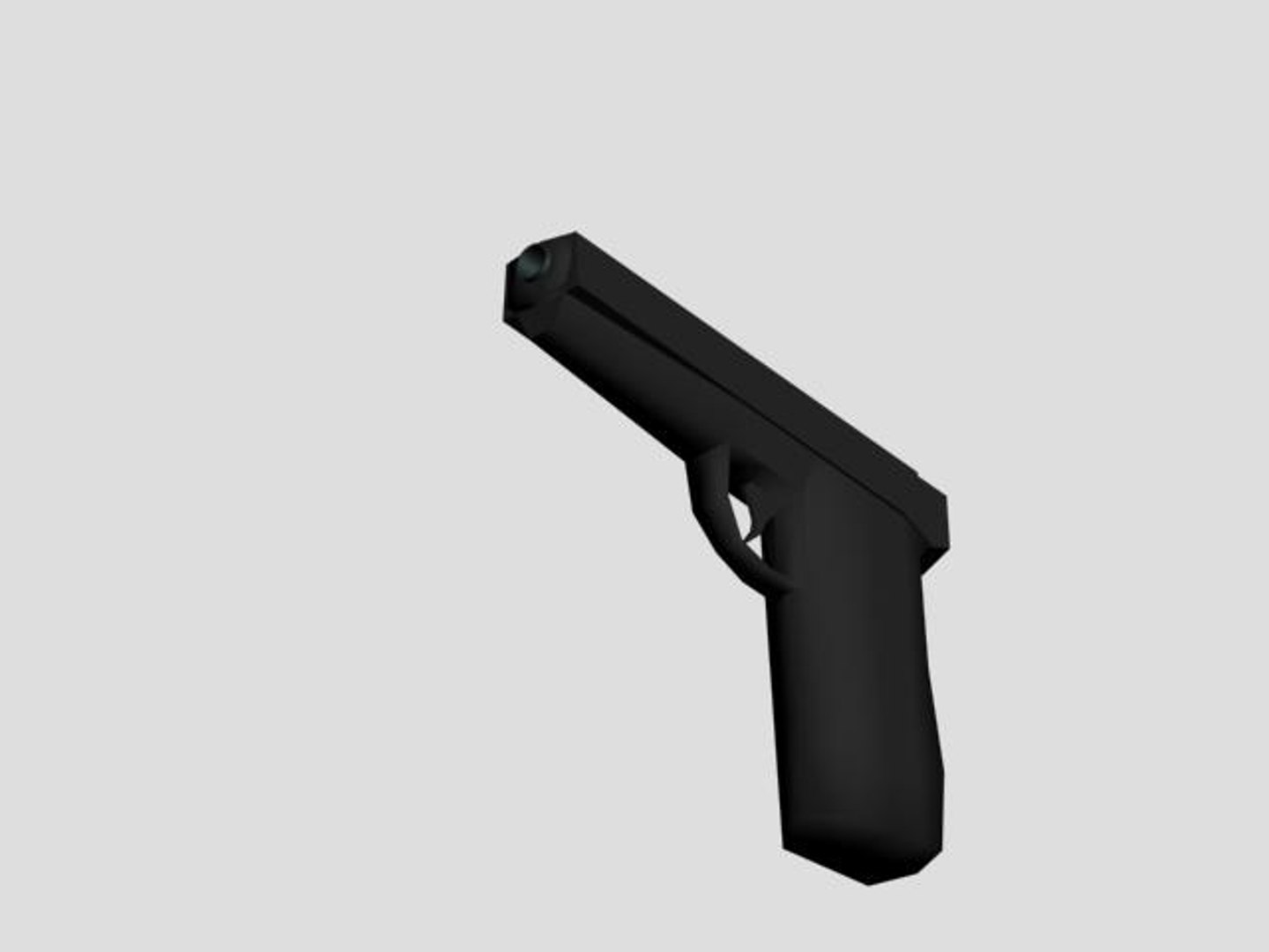Free Pistol 3d Model