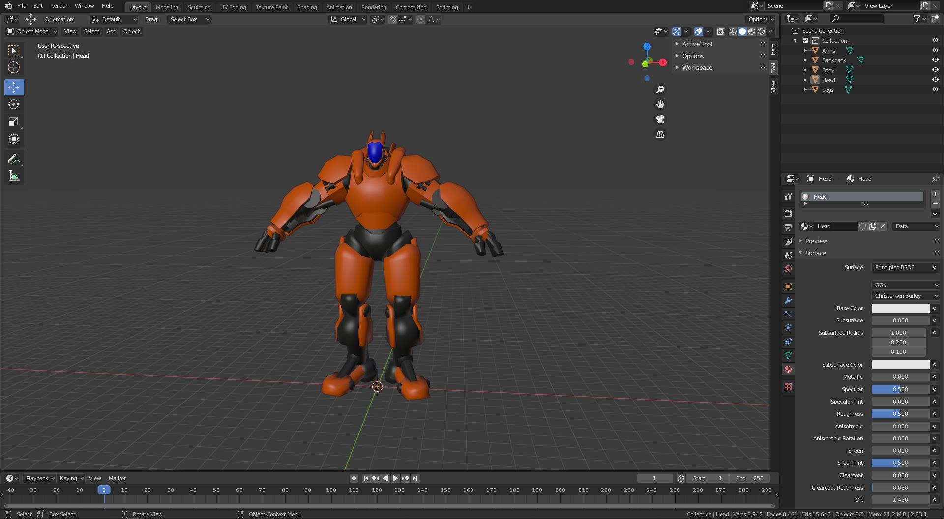 3D Low Poly Robot - Apollo model - TurboSquid 2030168