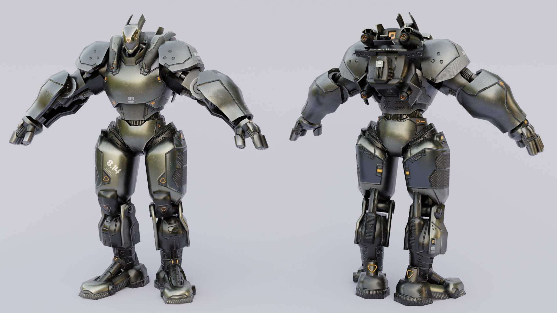 3D Low Poly Robot - Apollo Model - TurboSquid 2030168