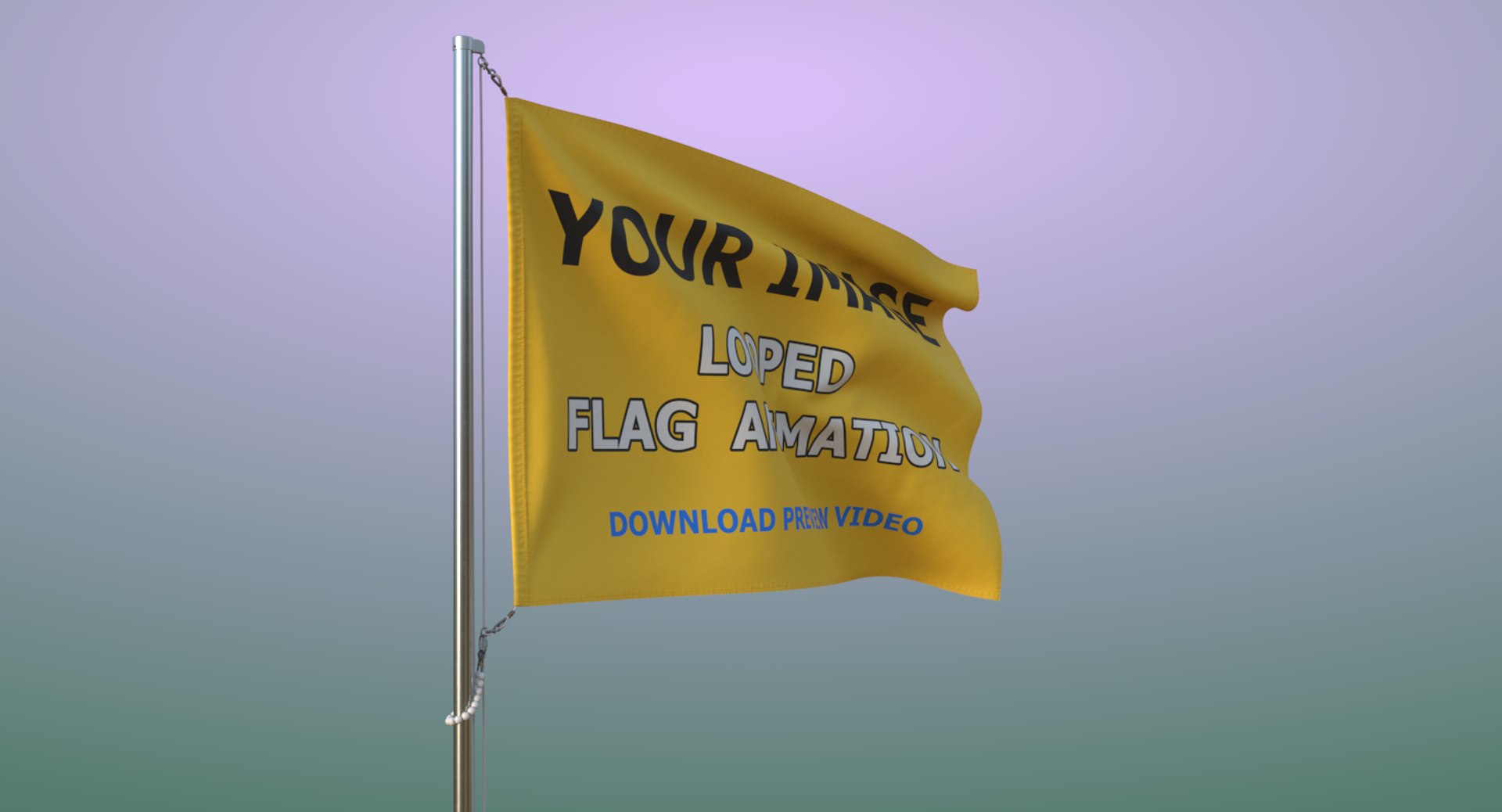3D model realistic flag animation 01 - TurboSquid 1334417