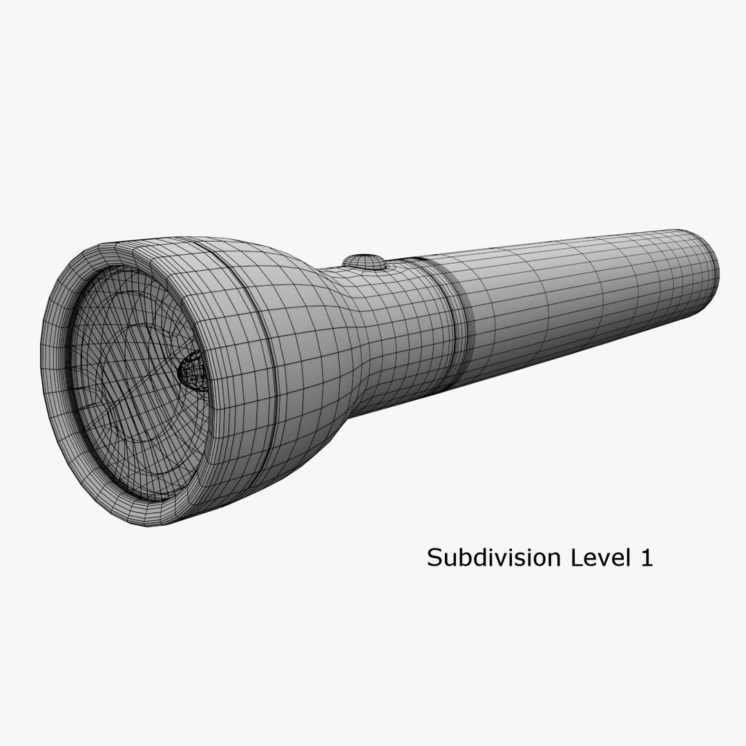 3d flash light 1 model