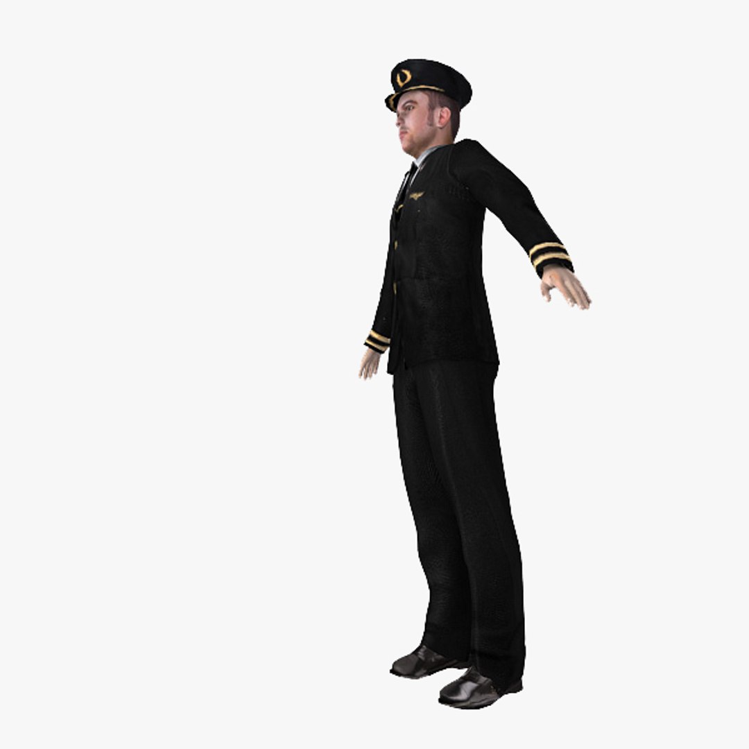 3d Airline Pilot Model