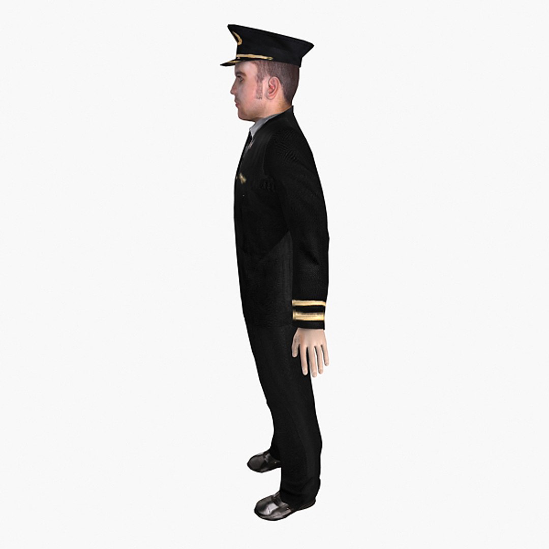 3d Airline Pilot Model