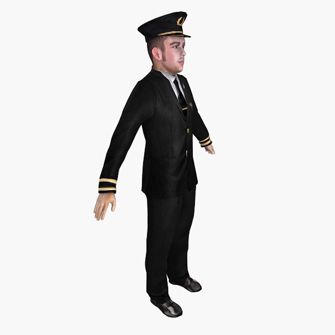 3d Airline Pilot Model