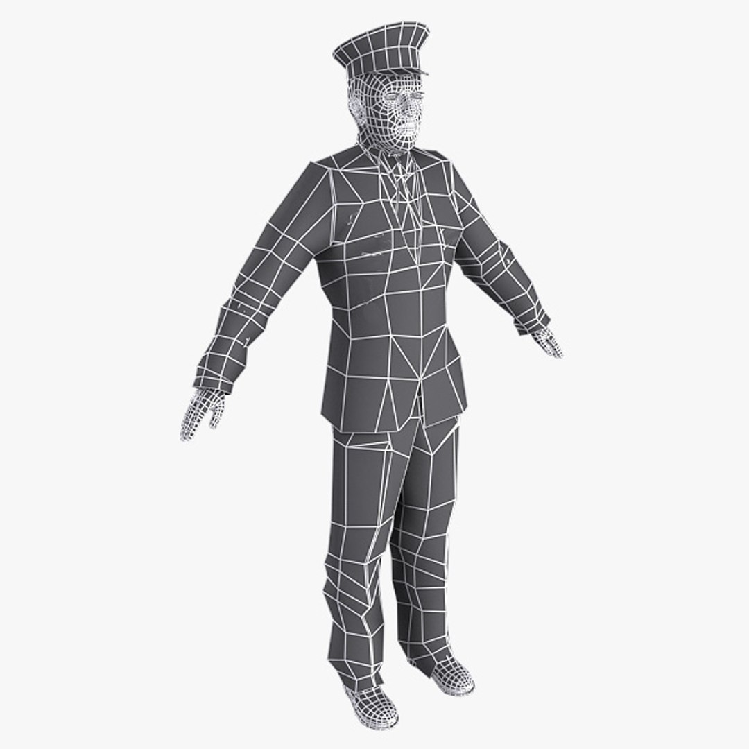 3d Airline Pilot Model