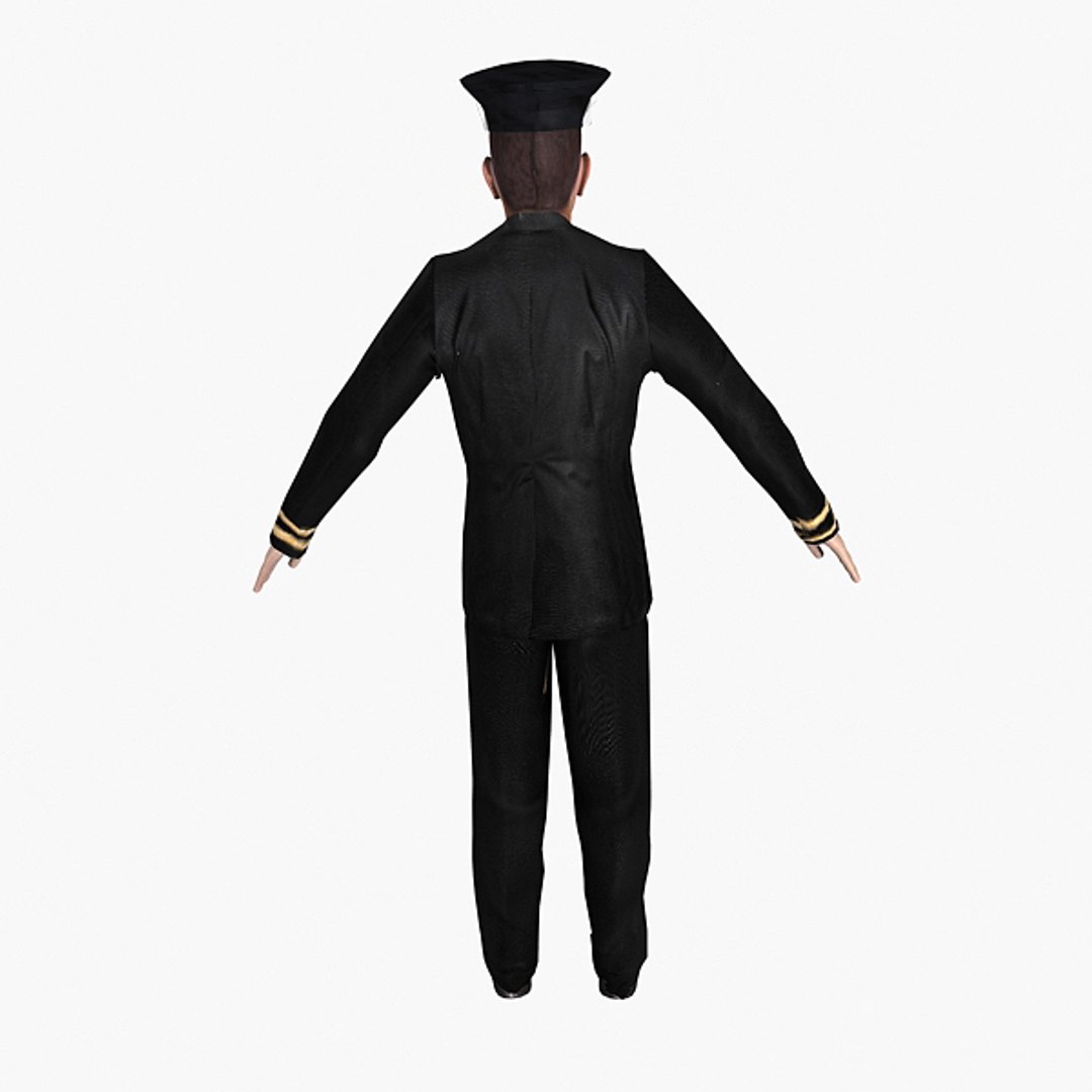 3d Airline Pilot Model