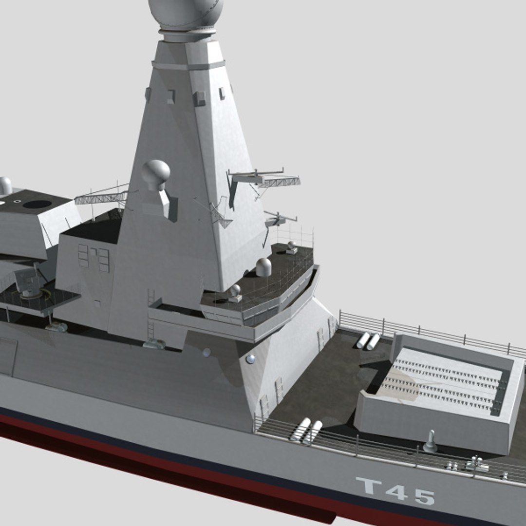 3d Model Type 45 Class Destroyer