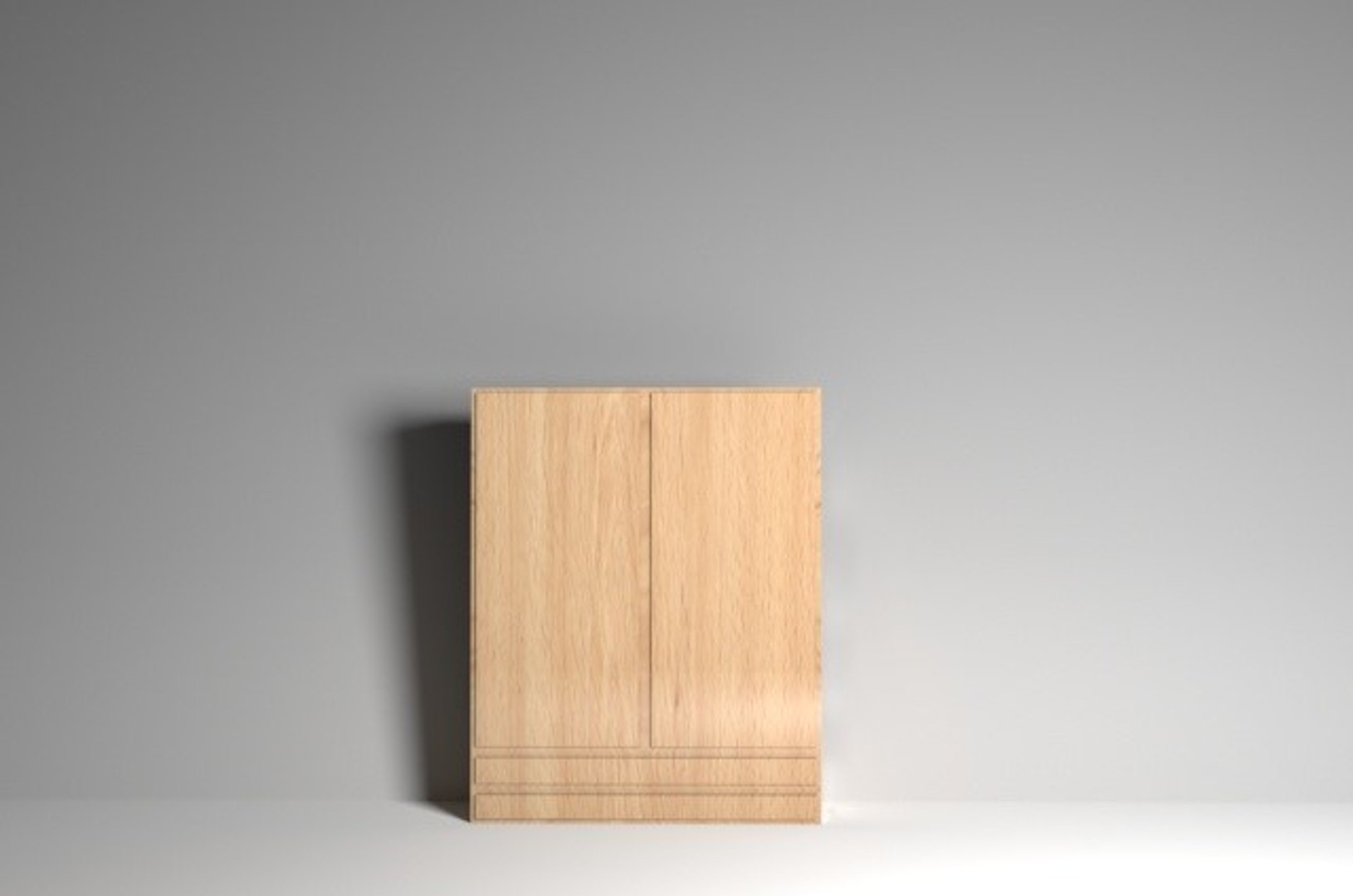 3D Wood Closet - TurboSquid 2205154