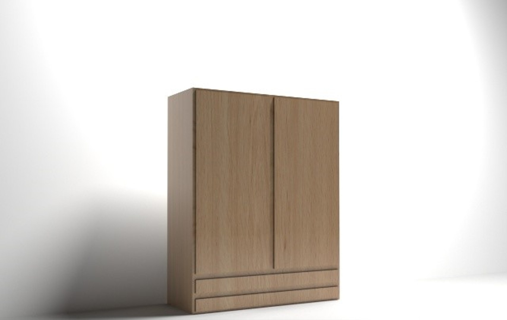 3D Wood Closet - TurboSquid 2205154