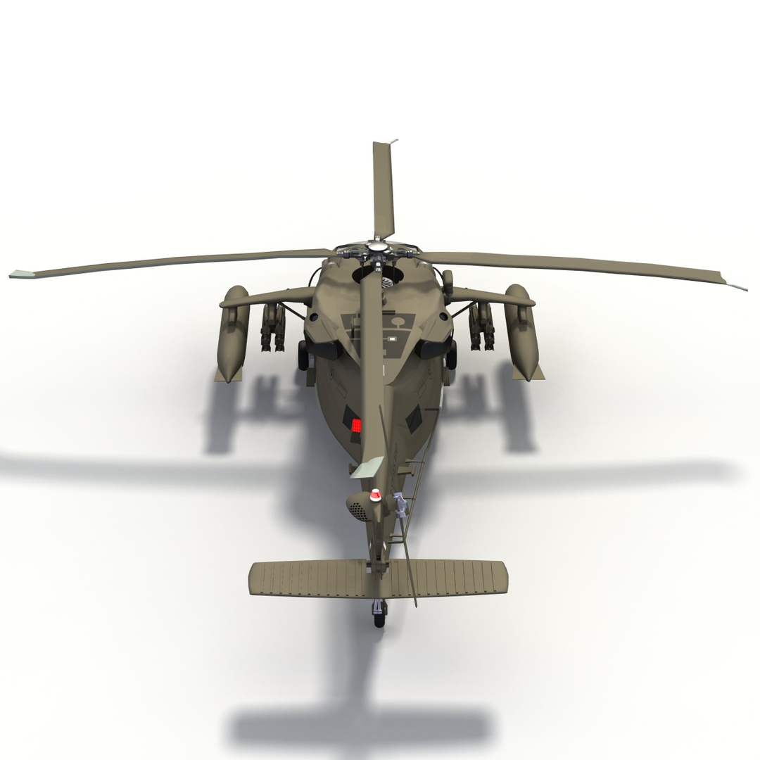 mh60a blackhawk 3d model