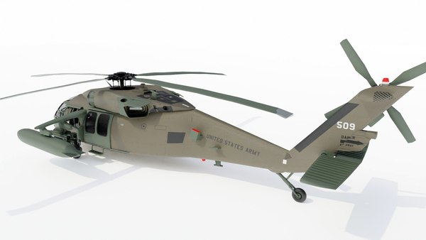mh60a blackhawk 3d model