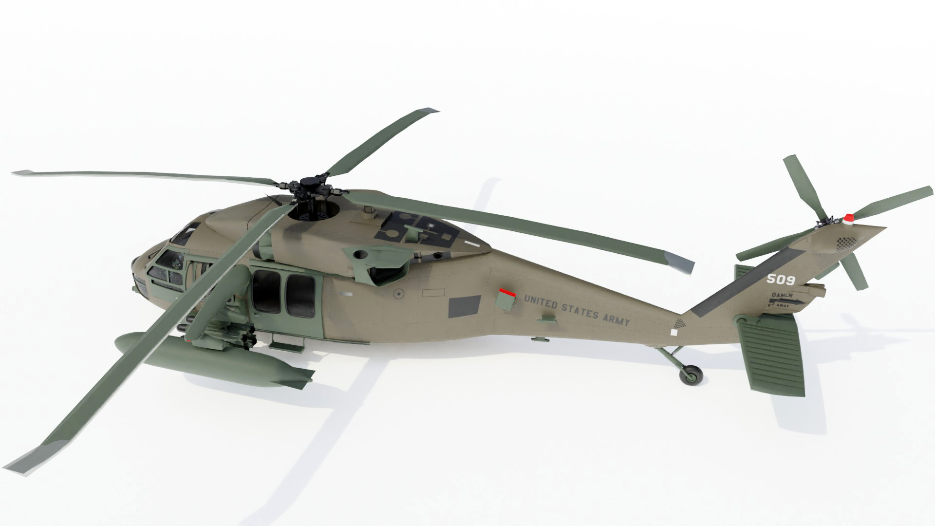 mh60a blackhawk 3d model